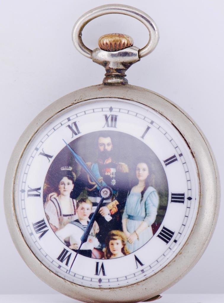 Antique Imperial Russ Pocket Watch c1916-Romanov's Royal Family Dial ...